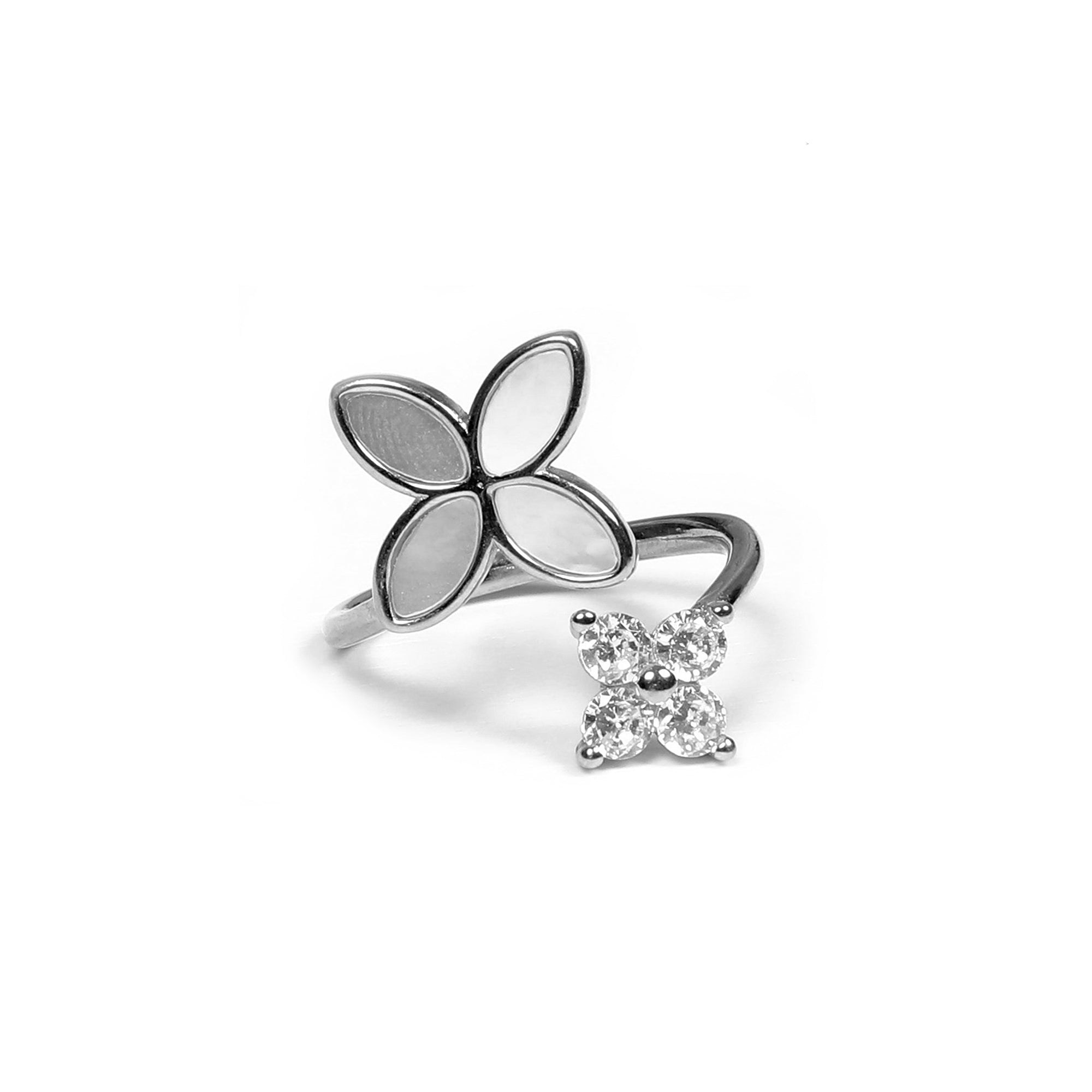 Buy Flower Mop Ring | 925 Silver | Precious Jewel